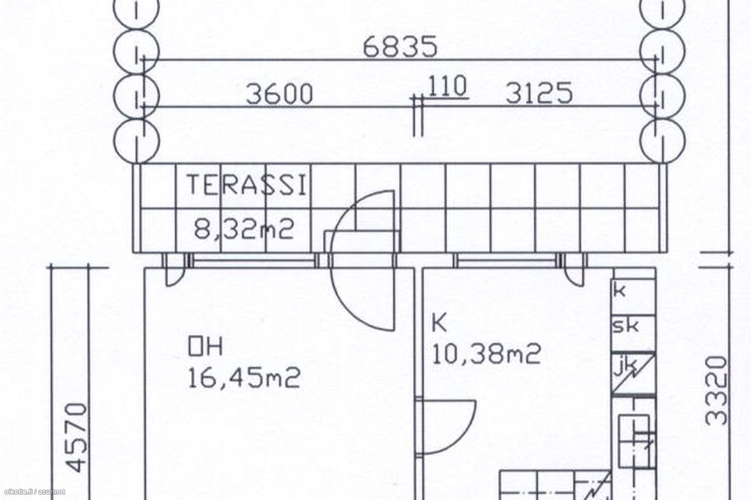 605 m² Kivisentie 2 A2,A3,B7,B8,B9,B12,E13,E16,F19,F23,F24, 94830 Kemi Rivitalo 36h myynnissä ...