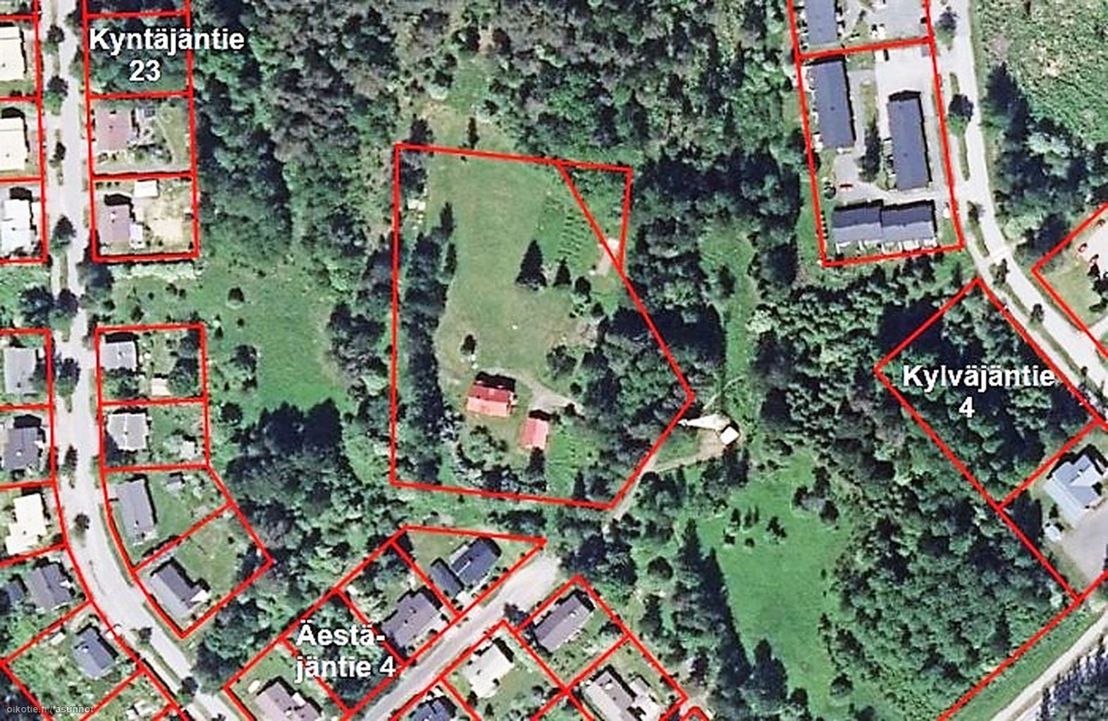1 000 m² Äestäjäntie 4, kitee, 82500 Kitee Omakotitalotontti myynnissä ...