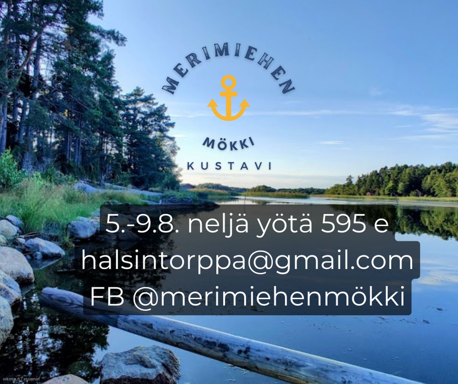 30 m² Vapaakarintie, Kustavi, 23360 Kustavi Mökki tai huvila Yksiö ...