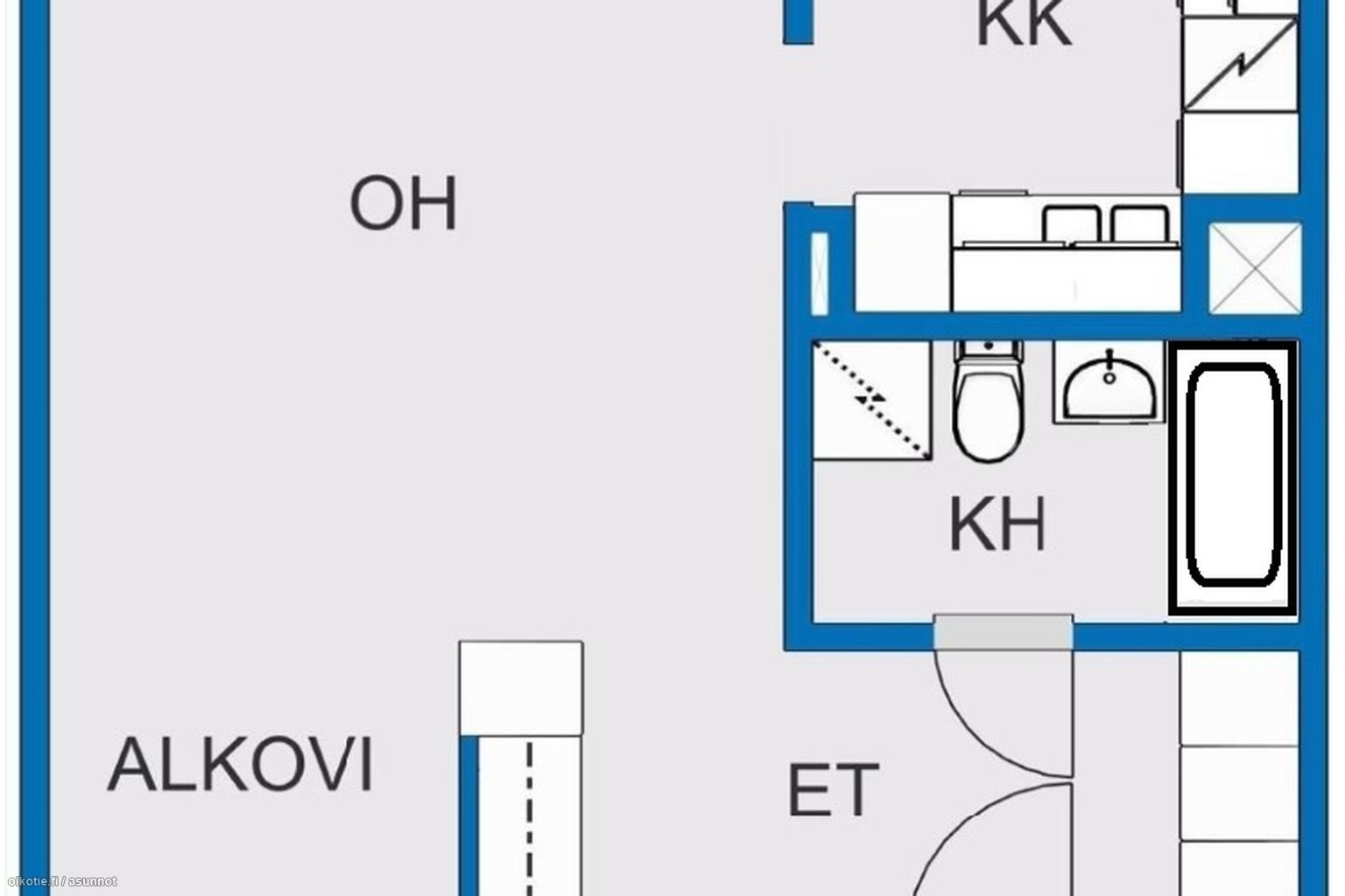 36 m² Kirstinharju 9-11, 02760 Espoo Kerrostalo Yksiö vuokrattavana ...